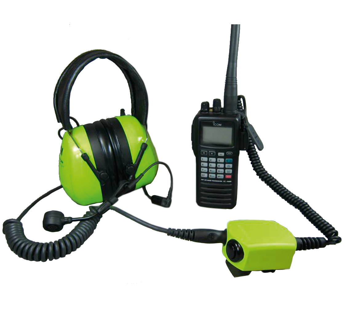 AB12-37NX. PTT til icom IC-A6 Airband Radio - Jatronic