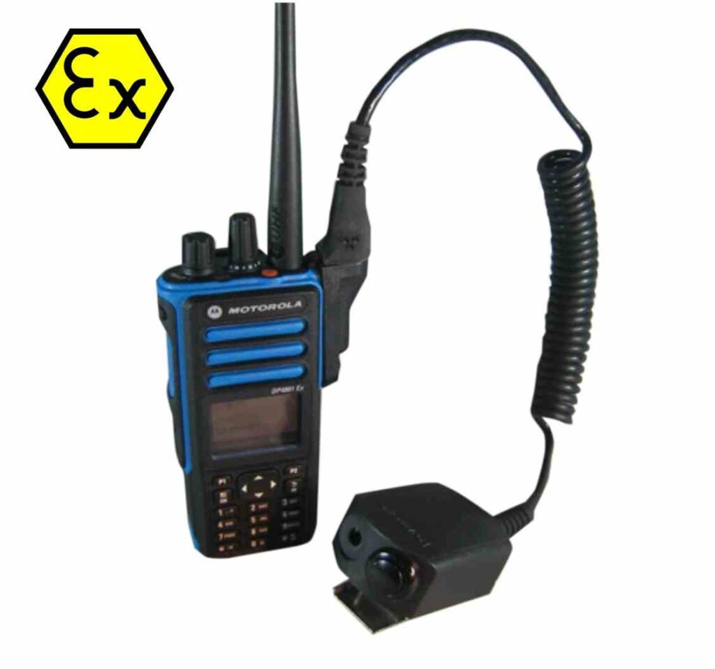AB12-DPEx. Ex godkjent PTT til Motorola Mototrbo DP4xxx ATEX - Jatronic